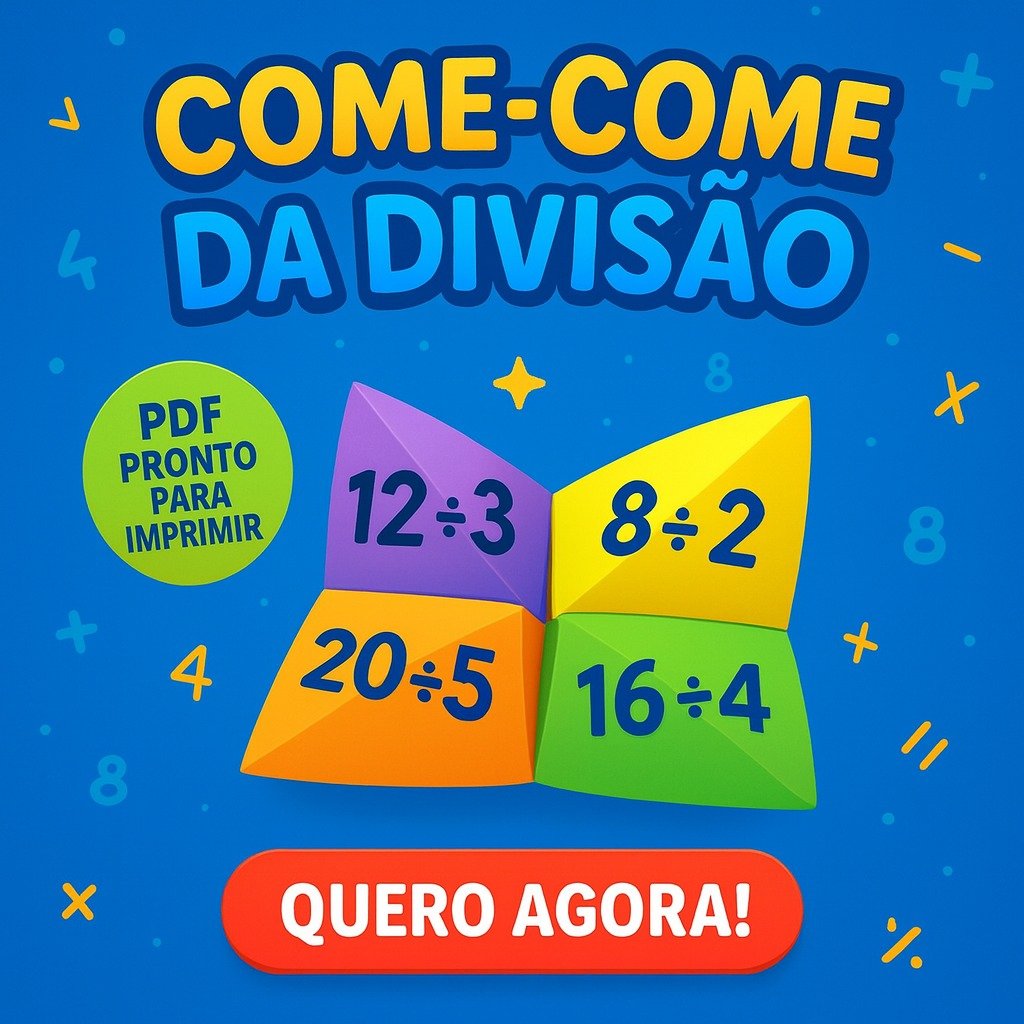 Jogo Come Come da Divisão - Descomplica Kids